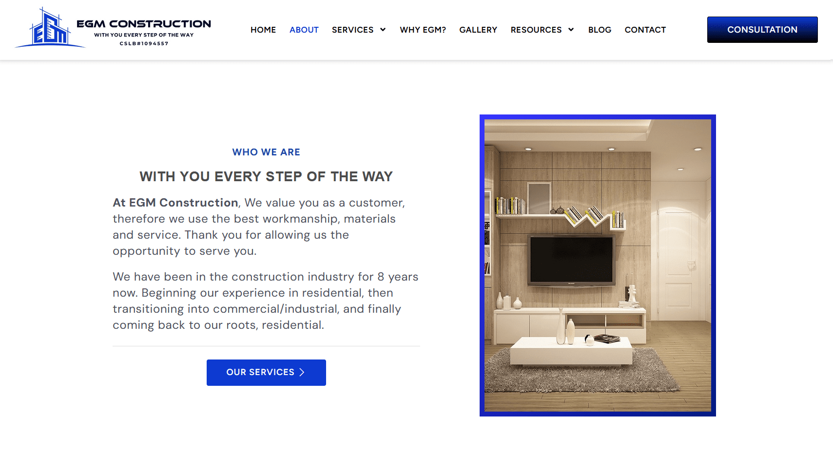 Construction Web Design Project - Imaginemonkey.com