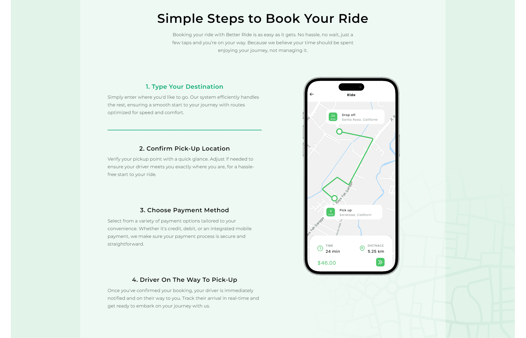Ride Sharing Web Design - Imaginemonkey.com